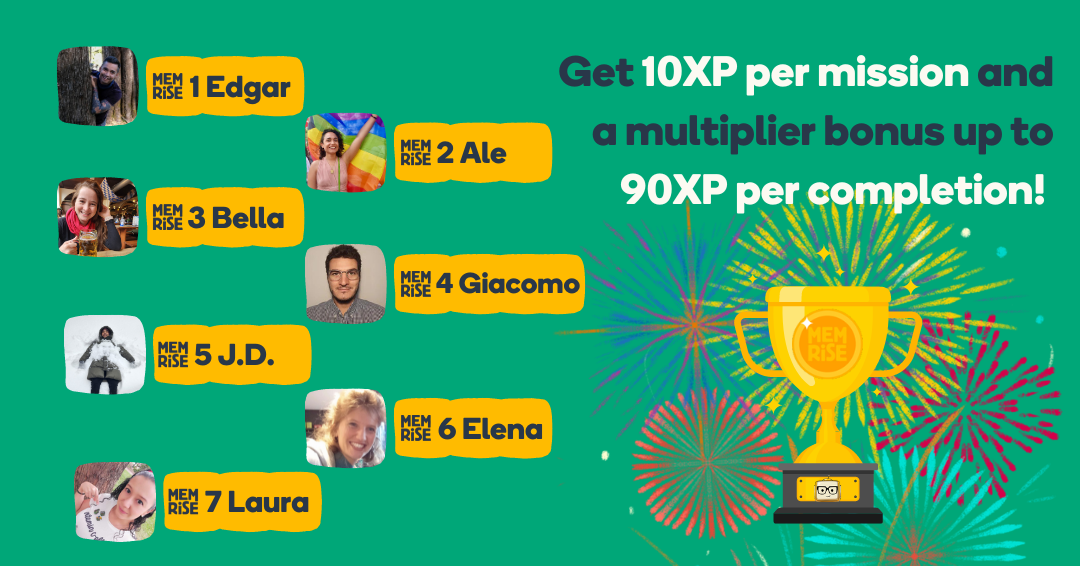 Memrise Discord App: learn a language together and win prizes!